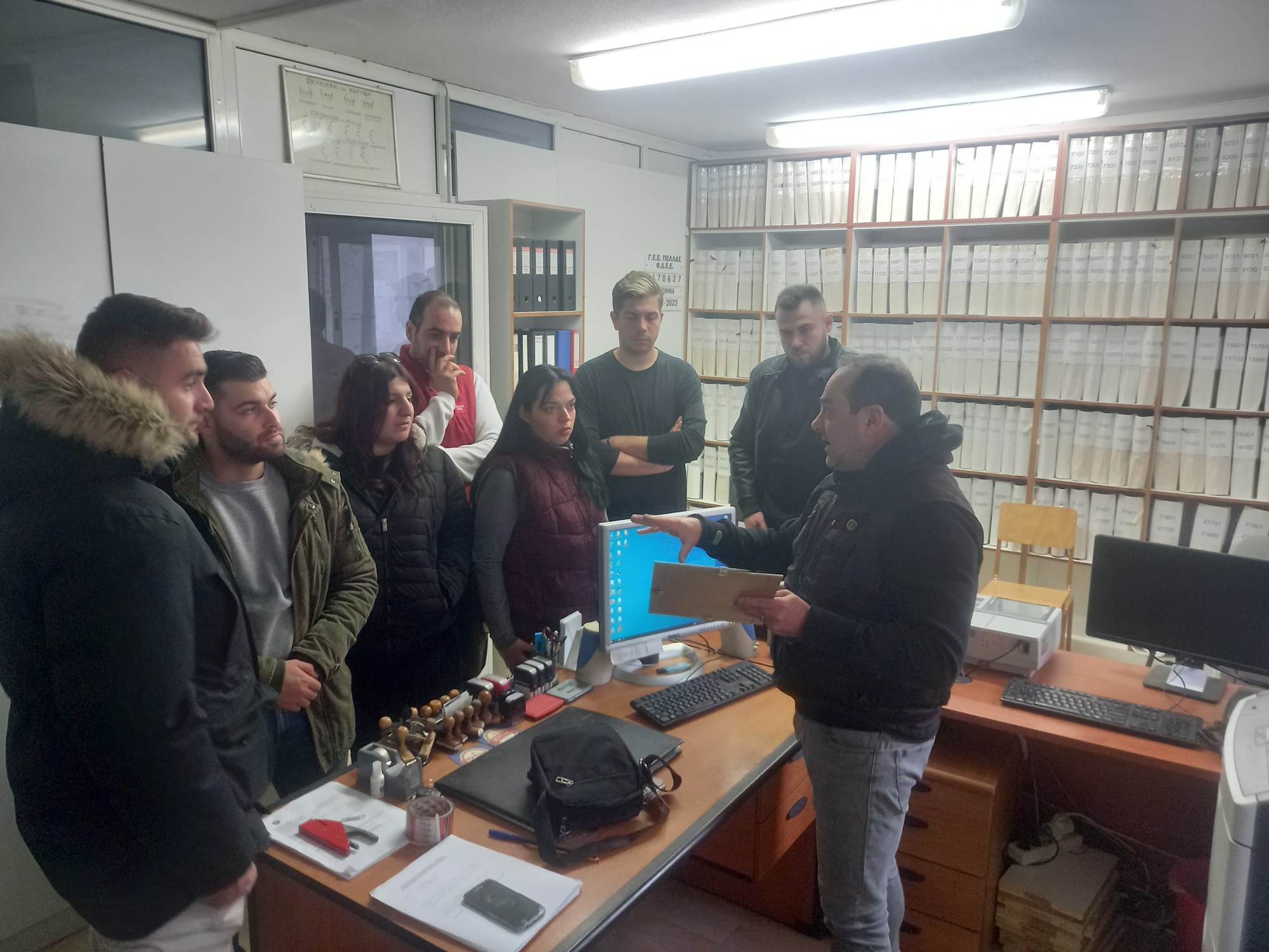 ΕΠΙΣΚΕΨΗ ΣΤΟ ΓΡΑΦΕΙΟ ΕΓΚΛΗΜΑΤΟΛΟΓΙΚΩΝ ΕΡΕΥΝΩΝ Δ.Α. ΠΕΛΛΑΣ ΤΩΝ SECURITY ...